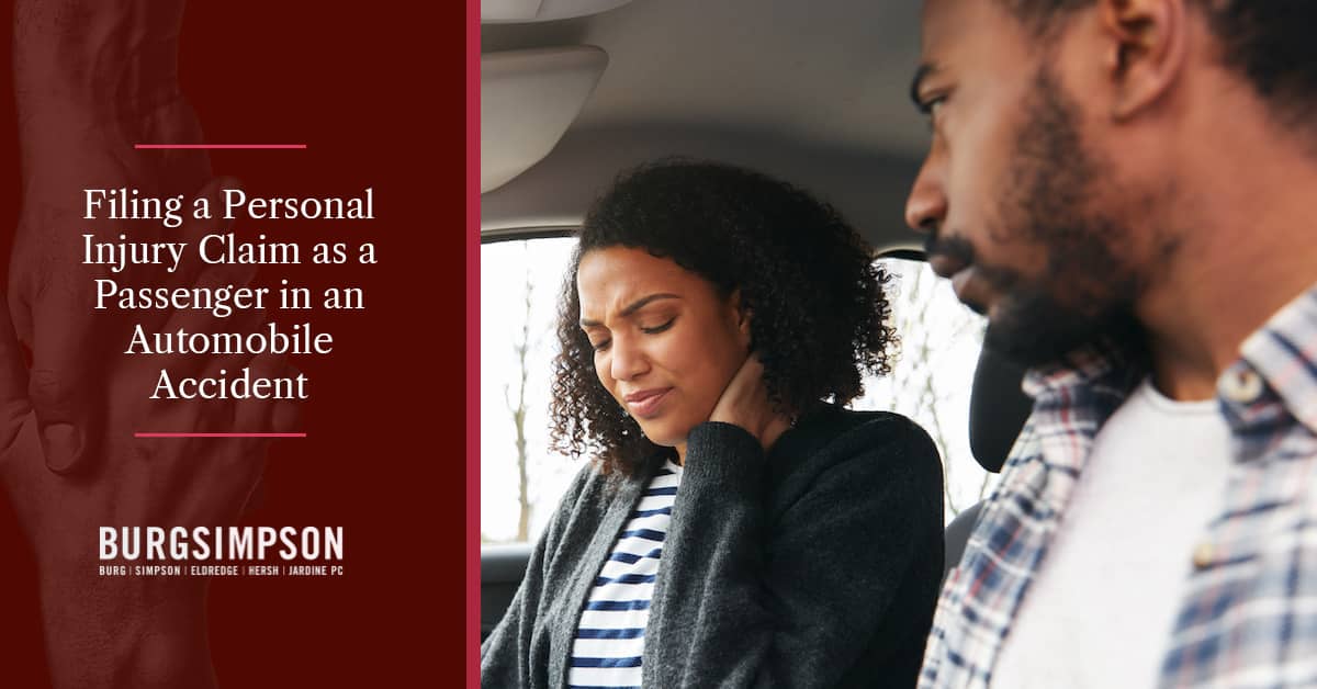 Can a Passenger Sue for Injuries After a Car Accident?