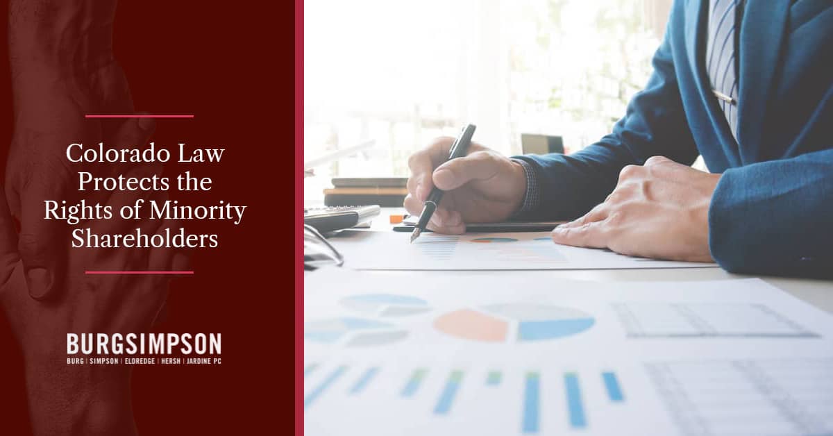 Minority Shareholder Protection in Colorado Commercial Law