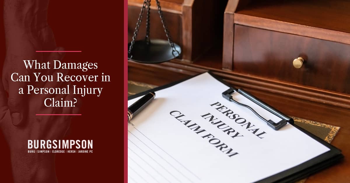 Colorado Personal Injury Damages | What Am I Entitled To?