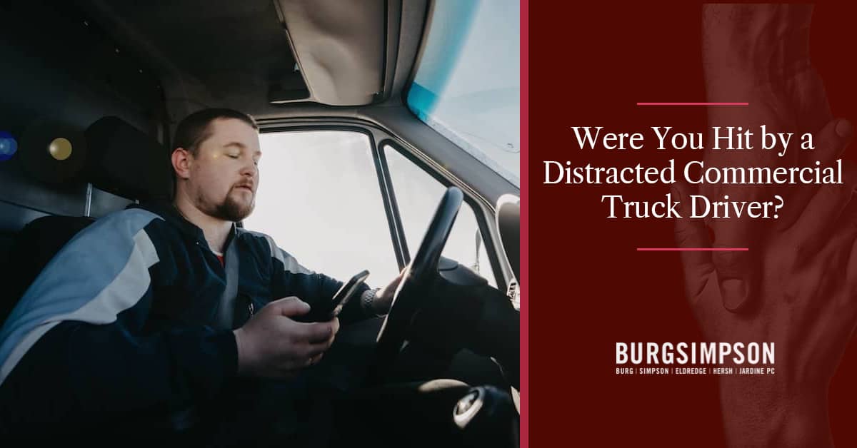 Making an Accident Claim If a Distracted Truck Driver Hits You