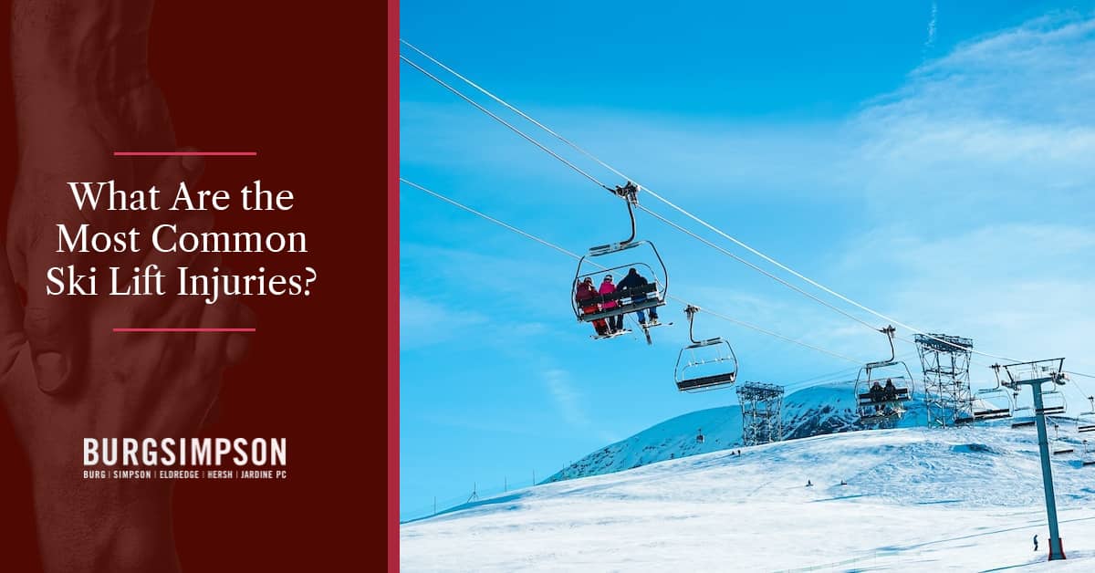The Most Common Ski Lift Injuries in Colorado