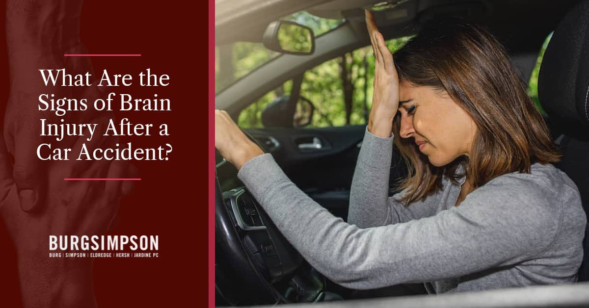 How to Identify the Signs of Brain Injury After a Car Crash
